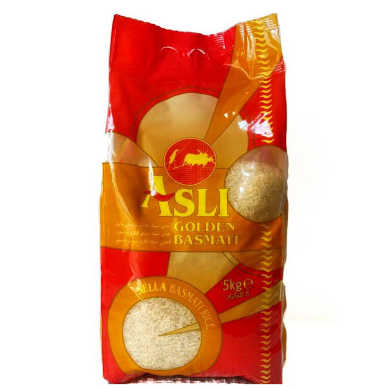 Asli Golden Sella Basmati 5kg – Wonda Africa Store